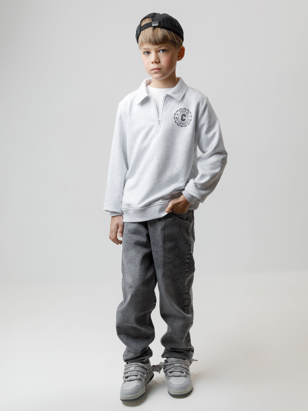 Джемпер КР 302798/св.серый меланж к634