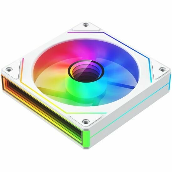 Вентилятор для корпуса DEEPCOOL CG530 FAN WHR 120x120x25мм REVERSE (PWM, ARGB, белый, 800-1600об/мин) Bulk