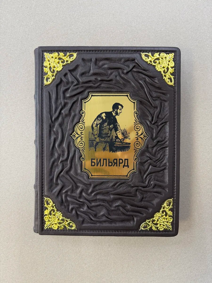 Бильярд. Евгений Останин (подарочная кожаная книга)