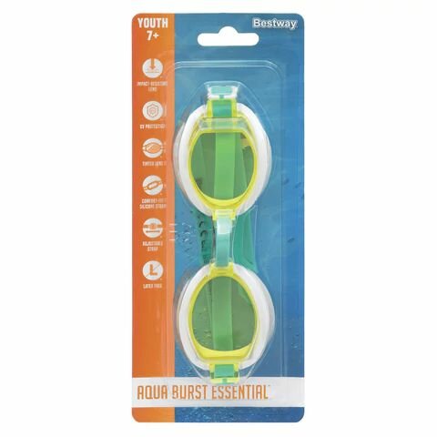 10 шт. Очки для плавания "Ocean Wave" от 7 лет, BESTWAY, 21048