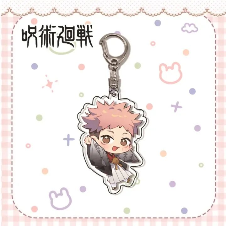 Брелок Jujutsu Kaisen Итадори, розовый, ZSHZ07