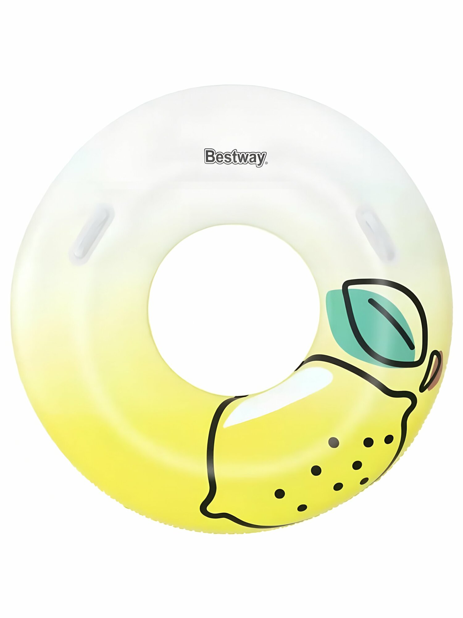 Надувной круг для плавания, с ручками, 114 см, Bestway, ремкомплект