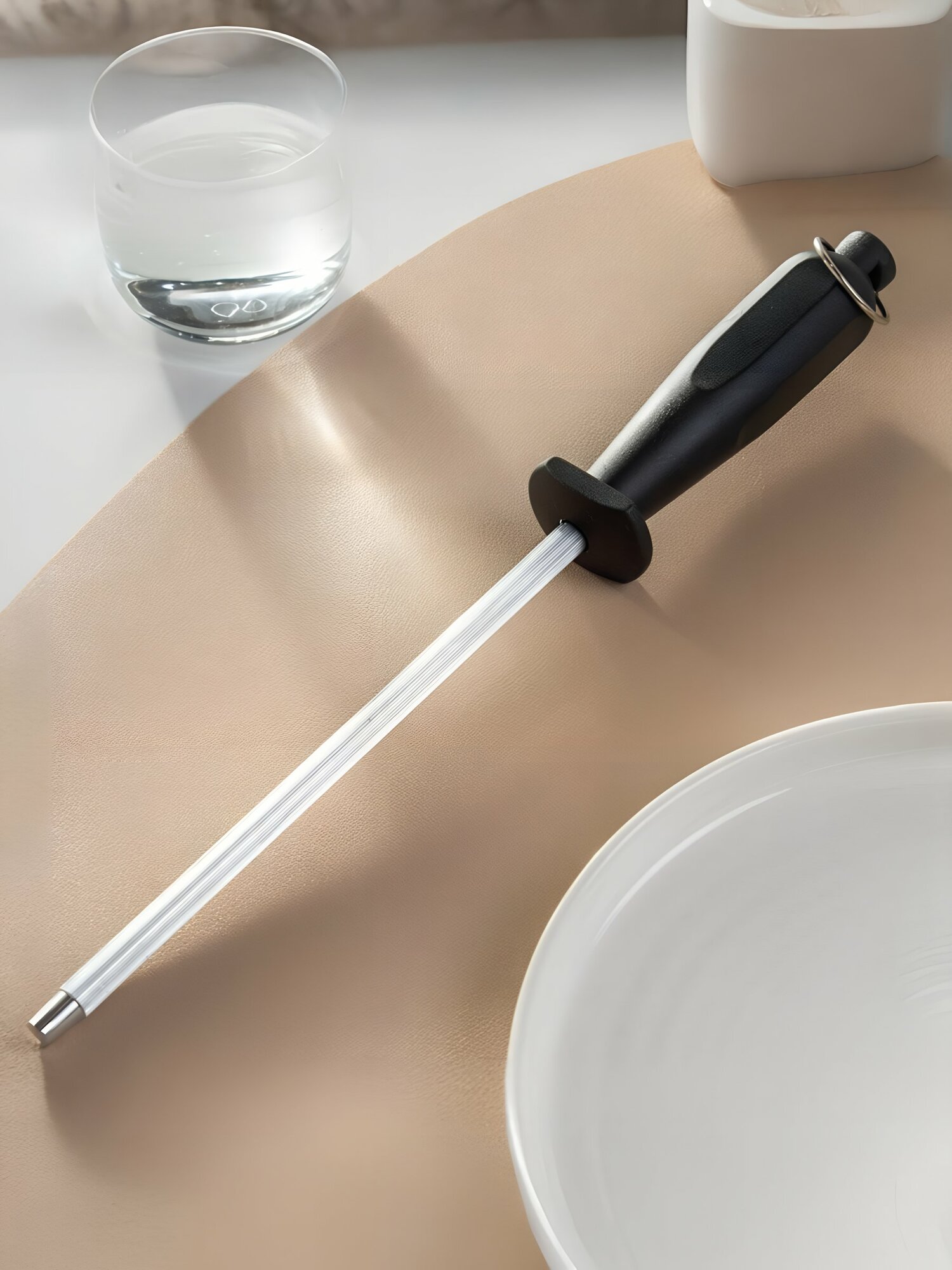 Точилка-мусат для ножей, нержавеющая сталь, 30 см, Y4-9586