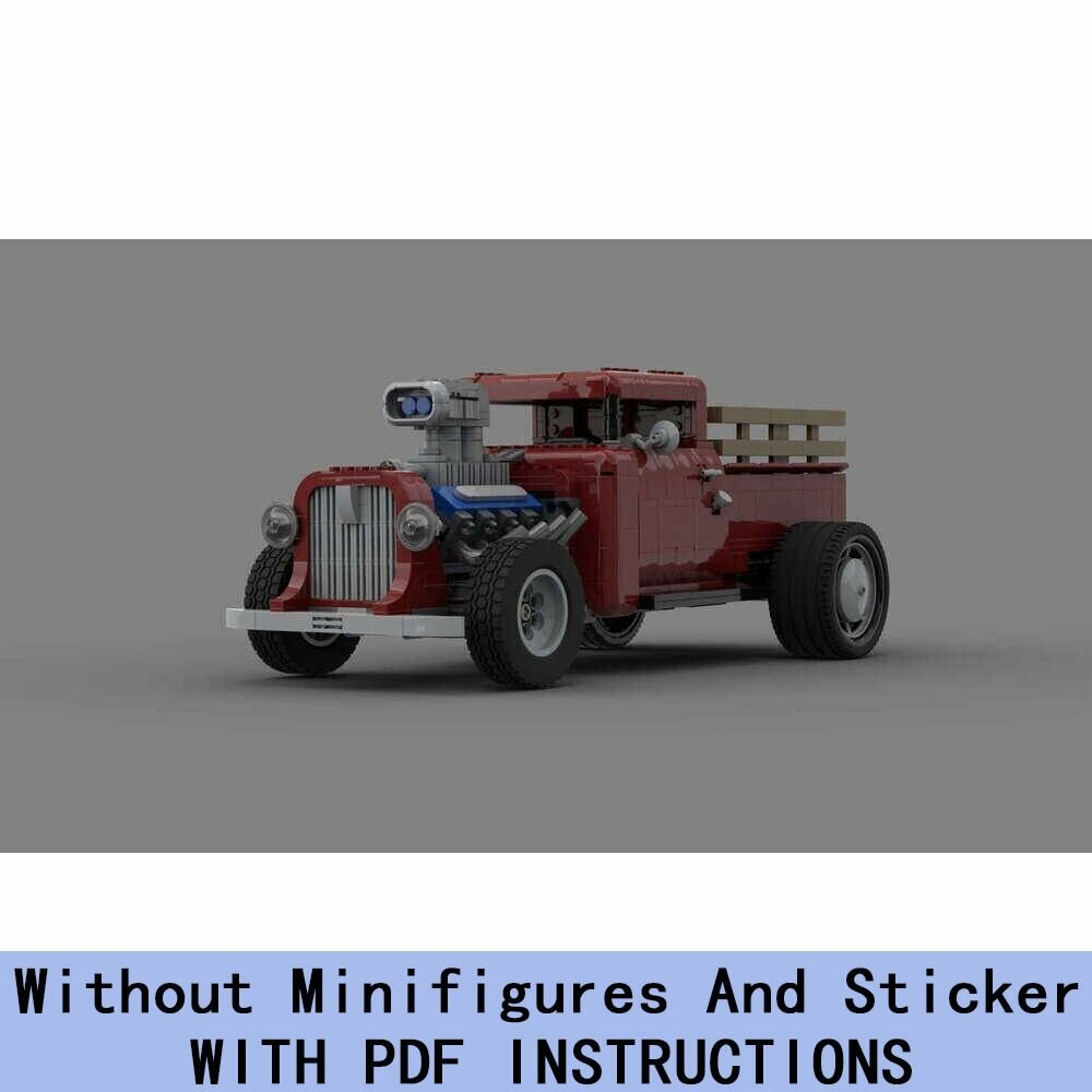 1299шт. Конструктор CT001 Hotrod on Pickup 10290 base Набор строительных блоков