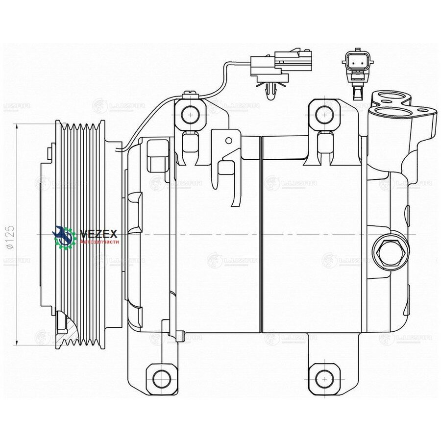 LUZAR LCAC0921 Компрессор кондиционера