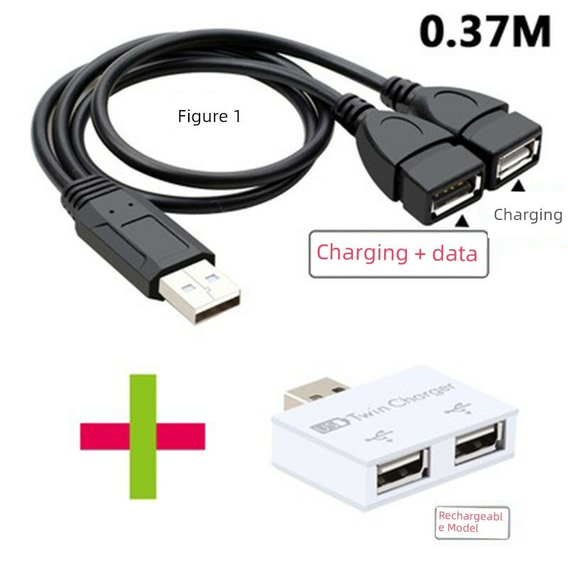 USB-разветвитель с белым автомобильным зарядным адаптером, решение для зарядки мобильных устройств