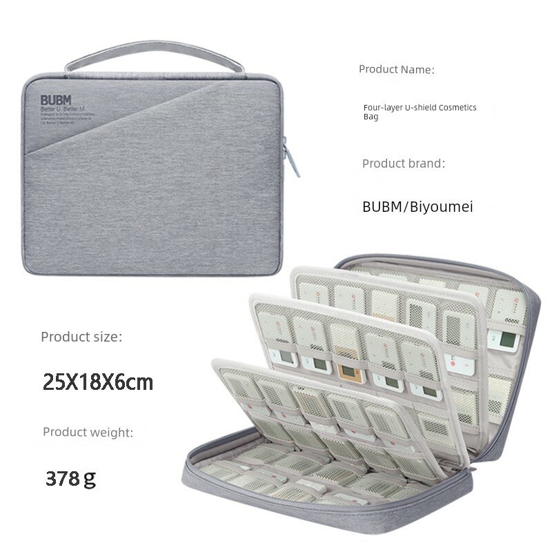 Кейс для хранения USB-накопителей BUBM, защитный чехол для USB-флешек большой емкости, сумка для хранения U-ключей для
