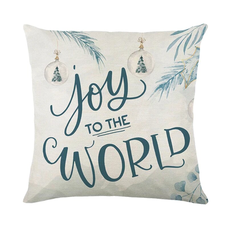 Рождественская наволочка "Joy to the World", цвет 26