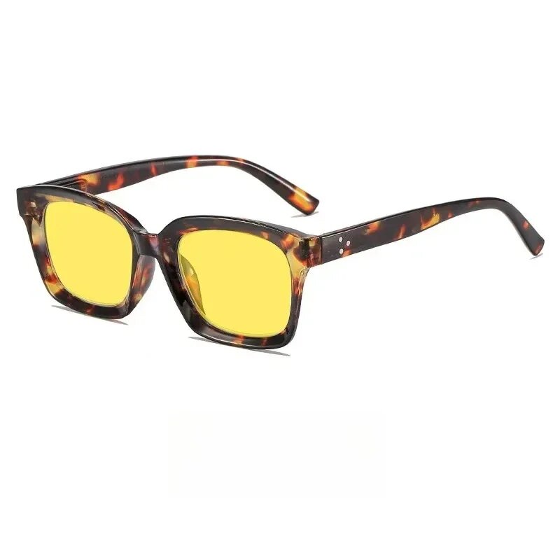 Мужские и женские модные очки с полной оправой, антибликовые, для защиты глаз при вождении и leopard