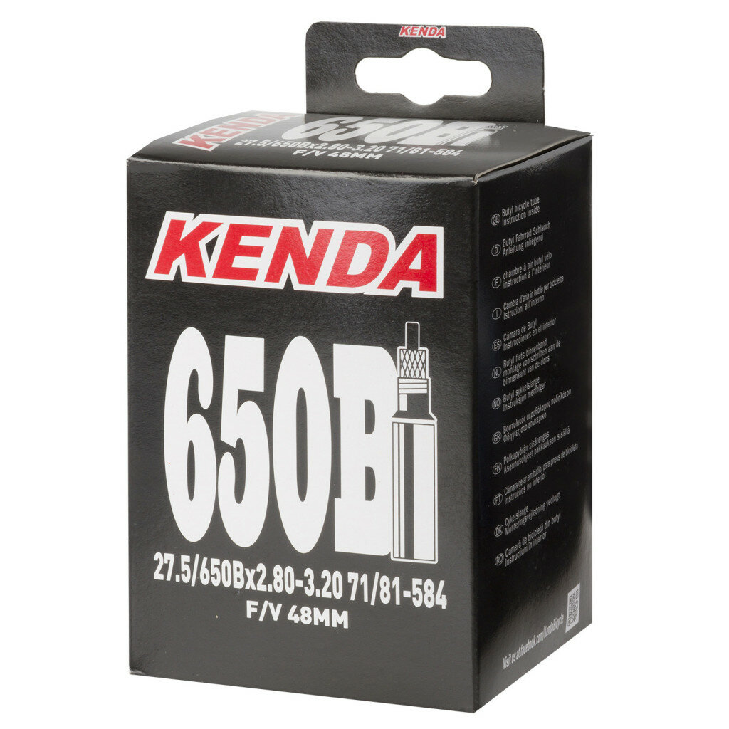 Камера KENDA 27,5"+ 2.80-3.20 (71/81-584), вело 48 мм