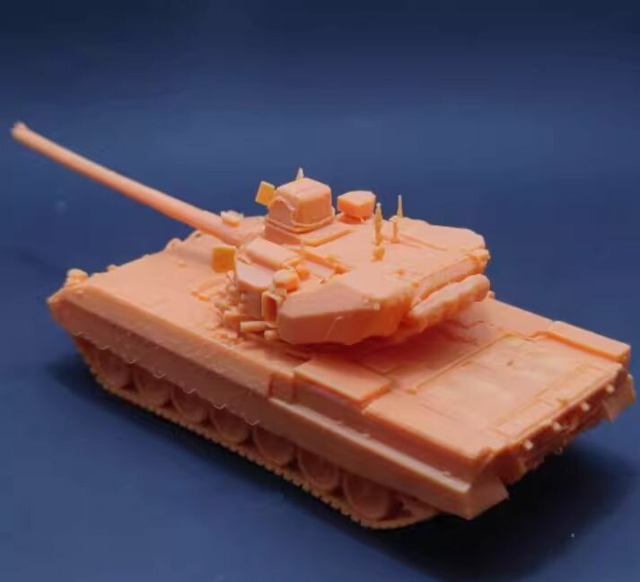 Модель российского танка Объект 195 , масштаб 1:72, фотополимерная печать