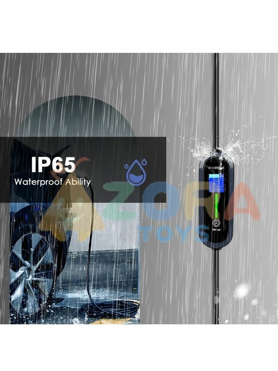 220В 3.5 кВт Зарядный кабель Type 1 SAE J1772 для электромобиля Умный 3.5M кабель 8-16А