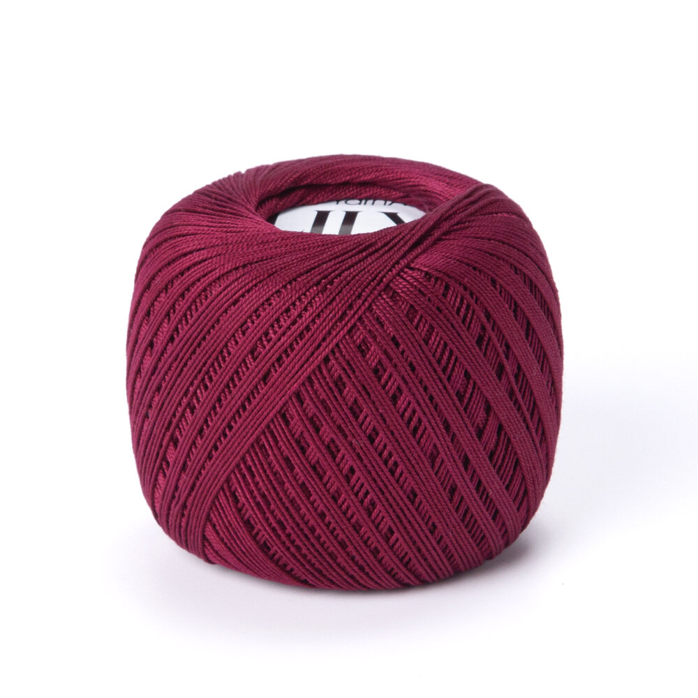 Пряжа для вязания YarnArt Lily 0112 вишня 50 гр/225 м 100% мерсеризованный хлопок