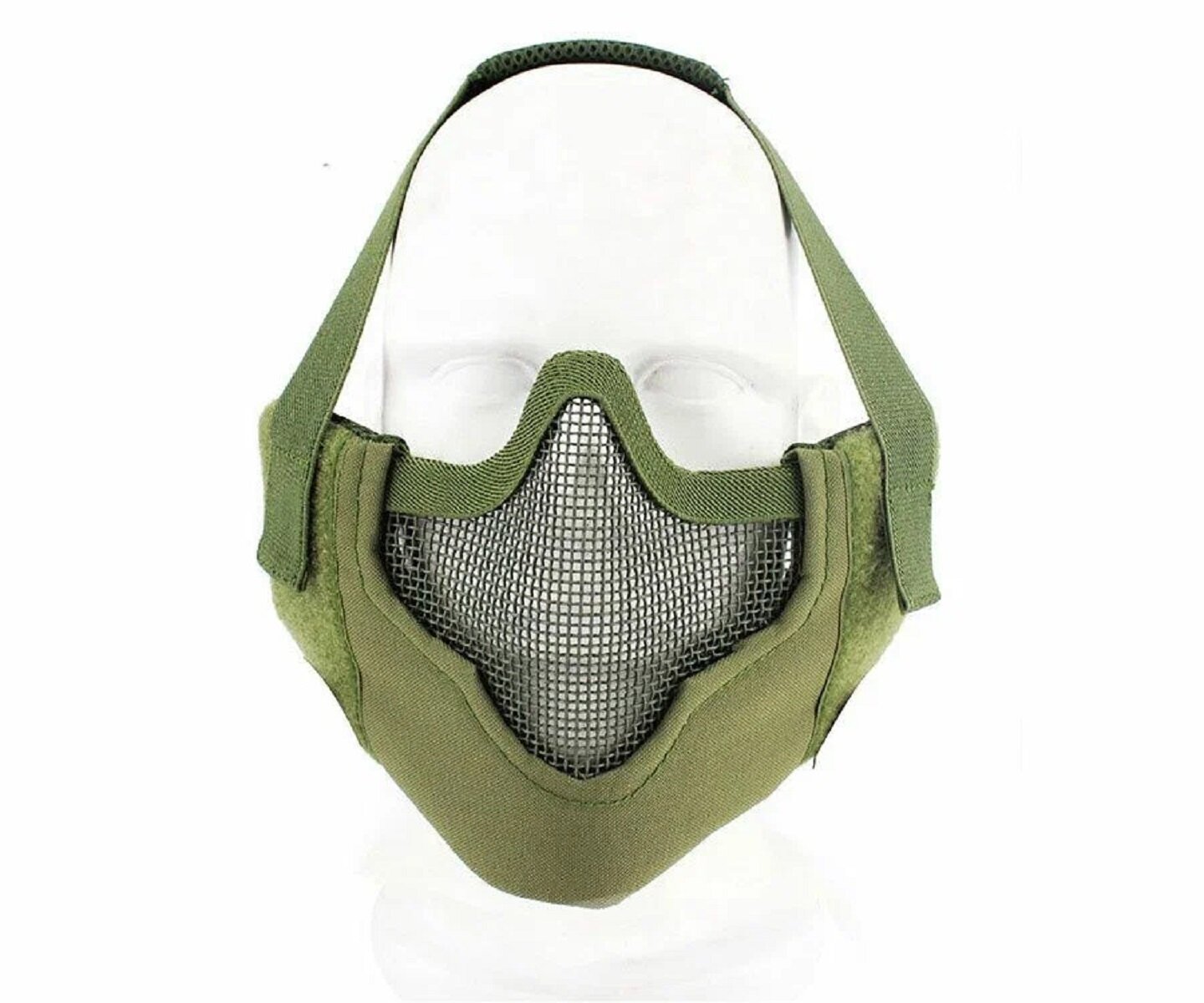 Защитная маска Anbisson Tactical V8, на нижнюю часть лица, универсальная, зеленая