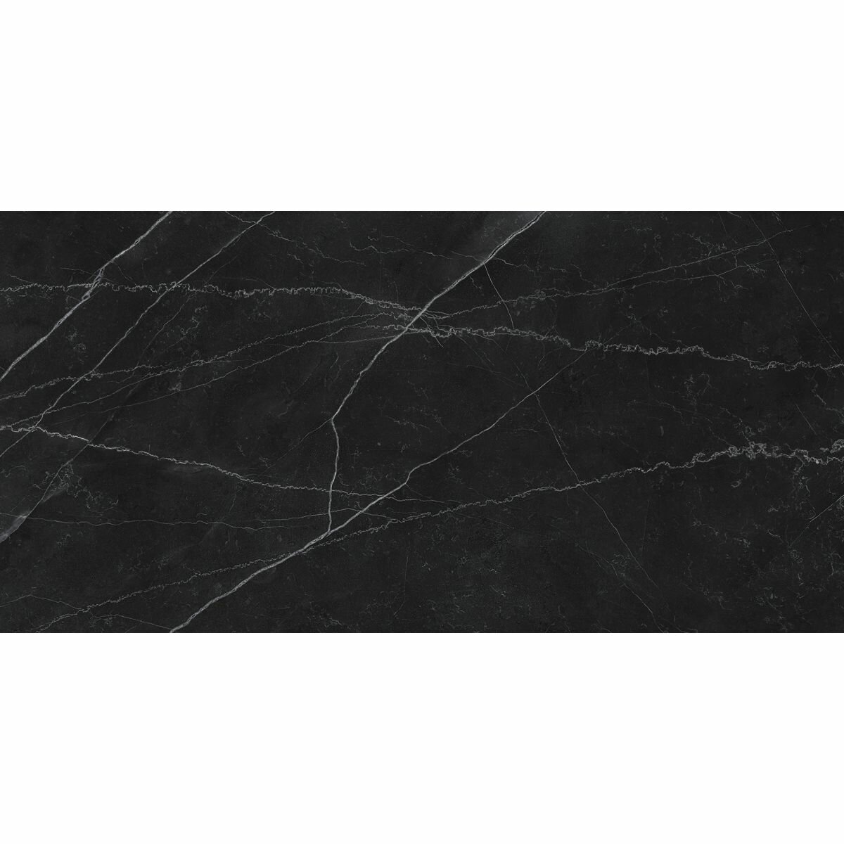 Керамогранит Laparet (Лапарет) Опера Неро чёрный 59,5х119,1 см матовый гравированный, LP6012G0201R