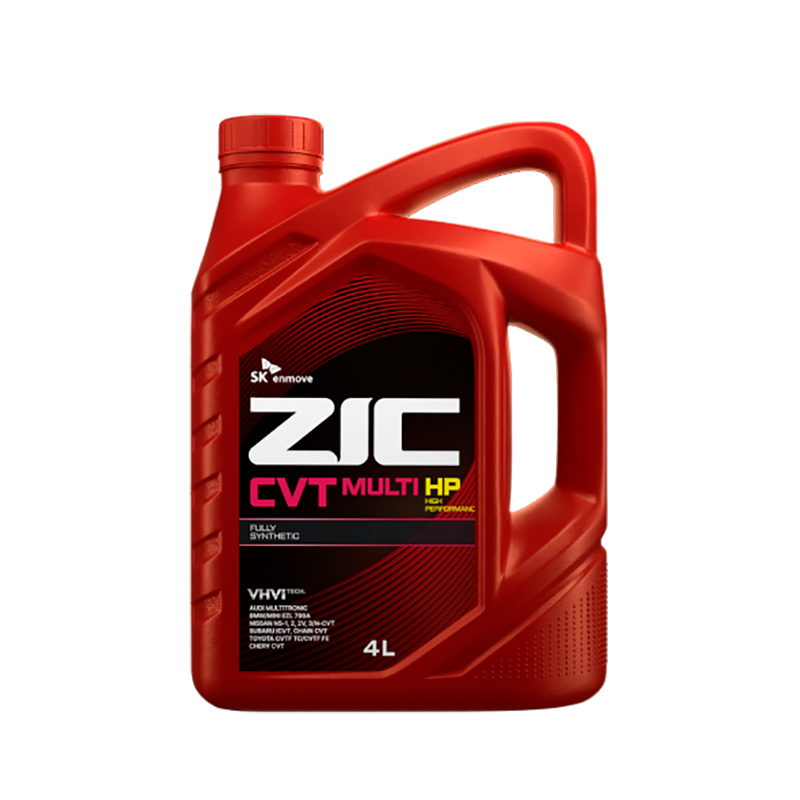 Масло трансмиссионное ZIC CVT MULTI HP для вариаторов синтетика 4 л 162694