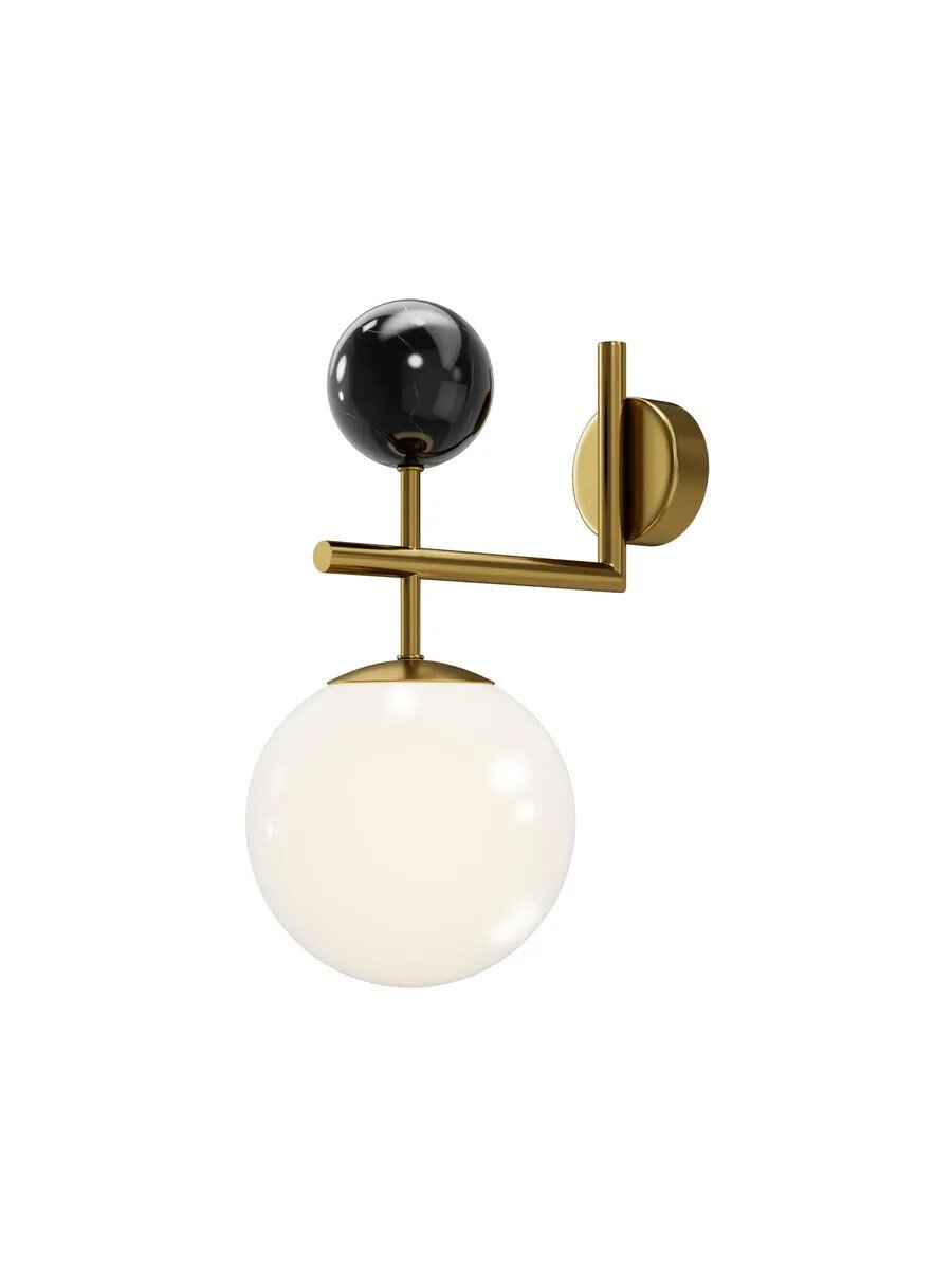 Светильник Maytoni MOD436WL-01BS, бра, настенный, LED, G9, 40Вт, золотой