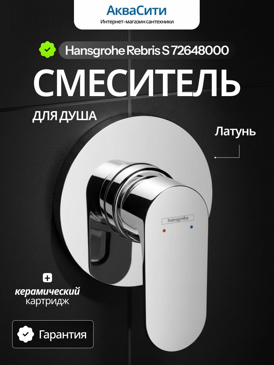 Смеситель для душа Hansgrohe Rebris 72648000