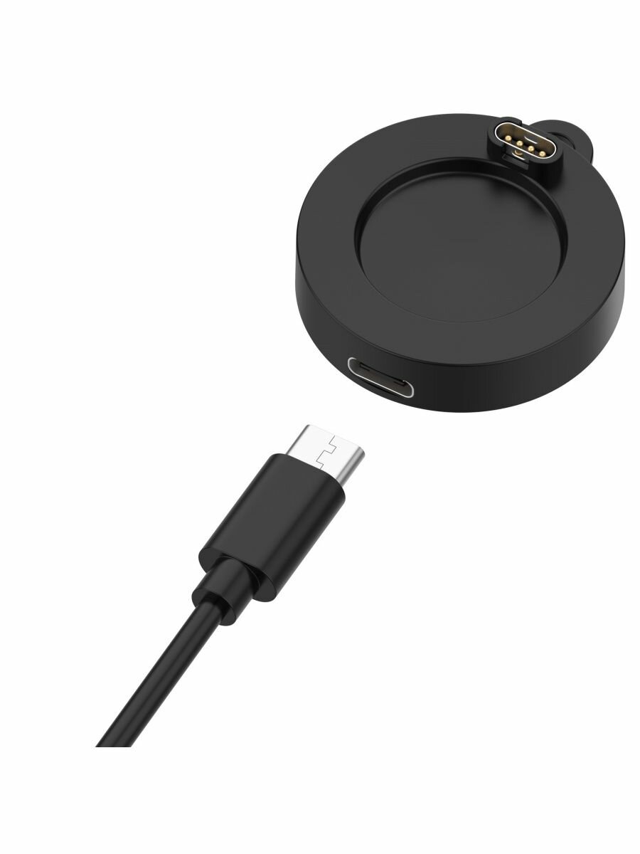 Магнитная док-станция для зарядки смарт часов Garmin Venu X1, Quatix 8, Forerunner 570,970/ vivoactive 6, Tactix 8, instinct 3/ instinct E