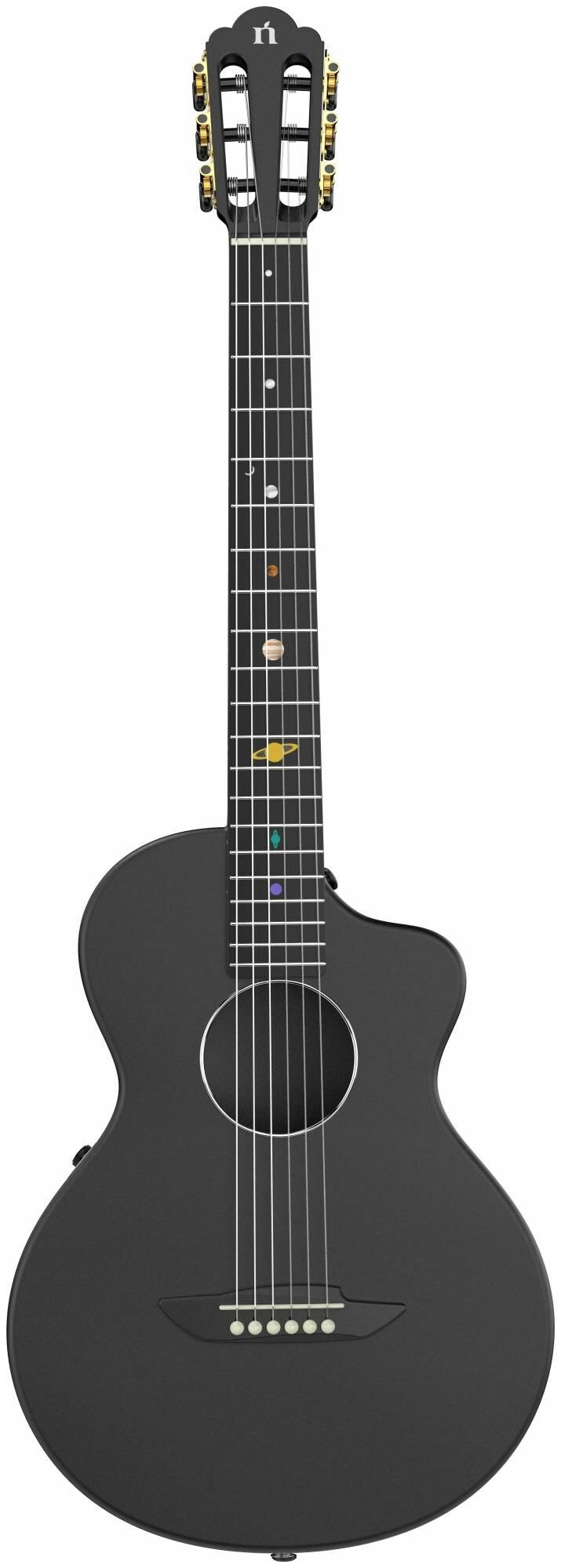 NATASHA Nebula COSMOS NSX Cosmic Black - Гитара трансакустическая