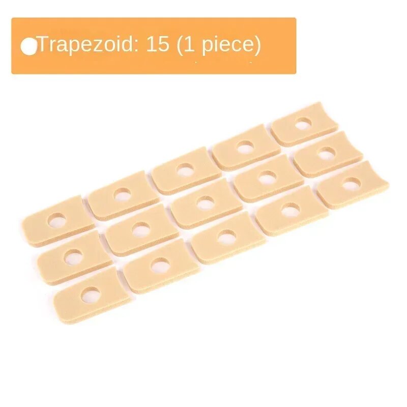 Латексные подушечки для мозолей, Trapezoid, Цвет: B-Trapezoid, 15 шт.