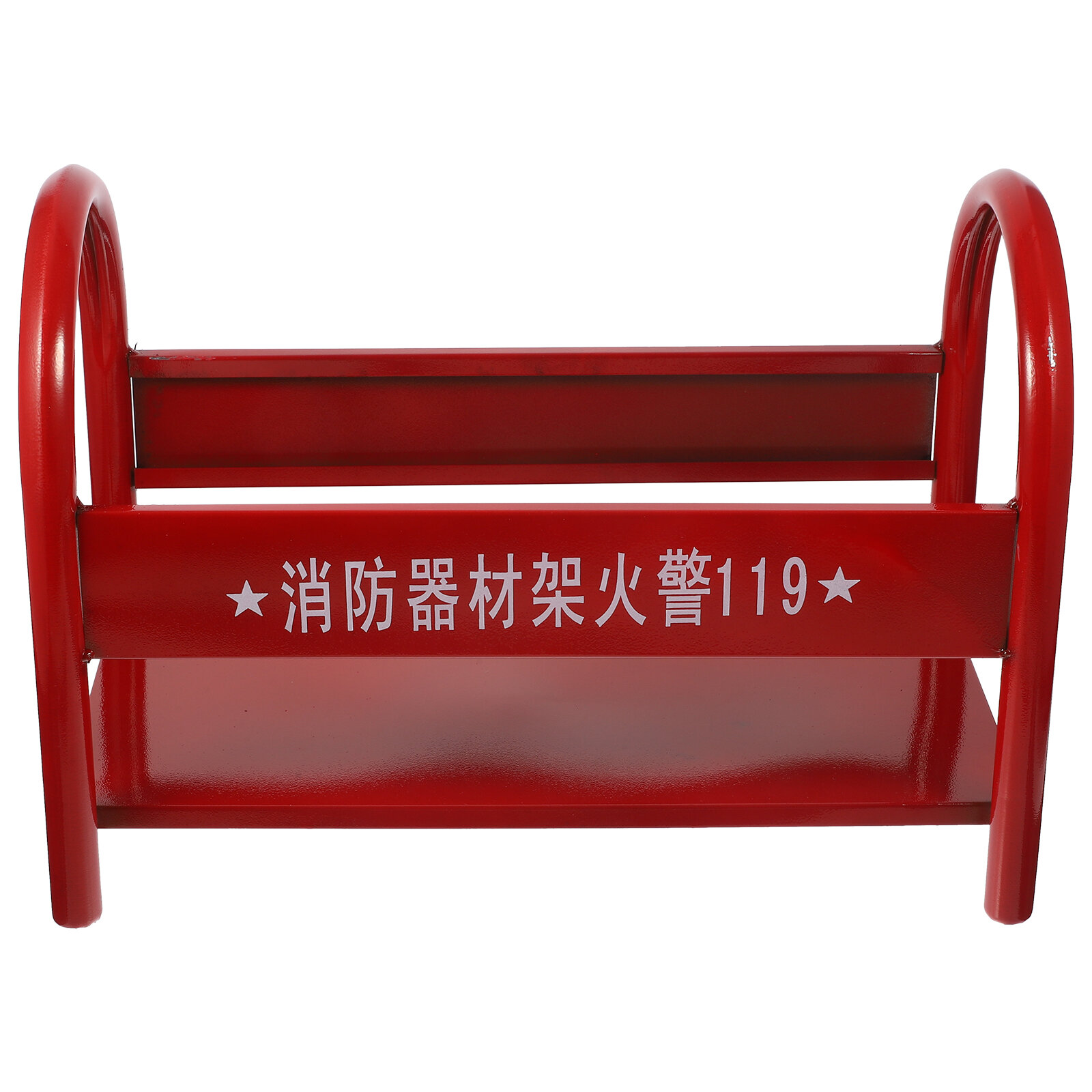 Металлическая подставка для огнетушителя красная для хранения 2-4 кг