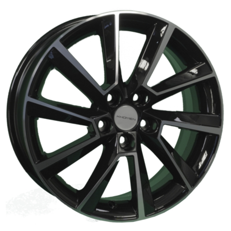Диск колесный Khomen Wheels KHW1604 (Aveo) 6,0x16 5x105 Dia56.6 ET39 цвет Black-FP