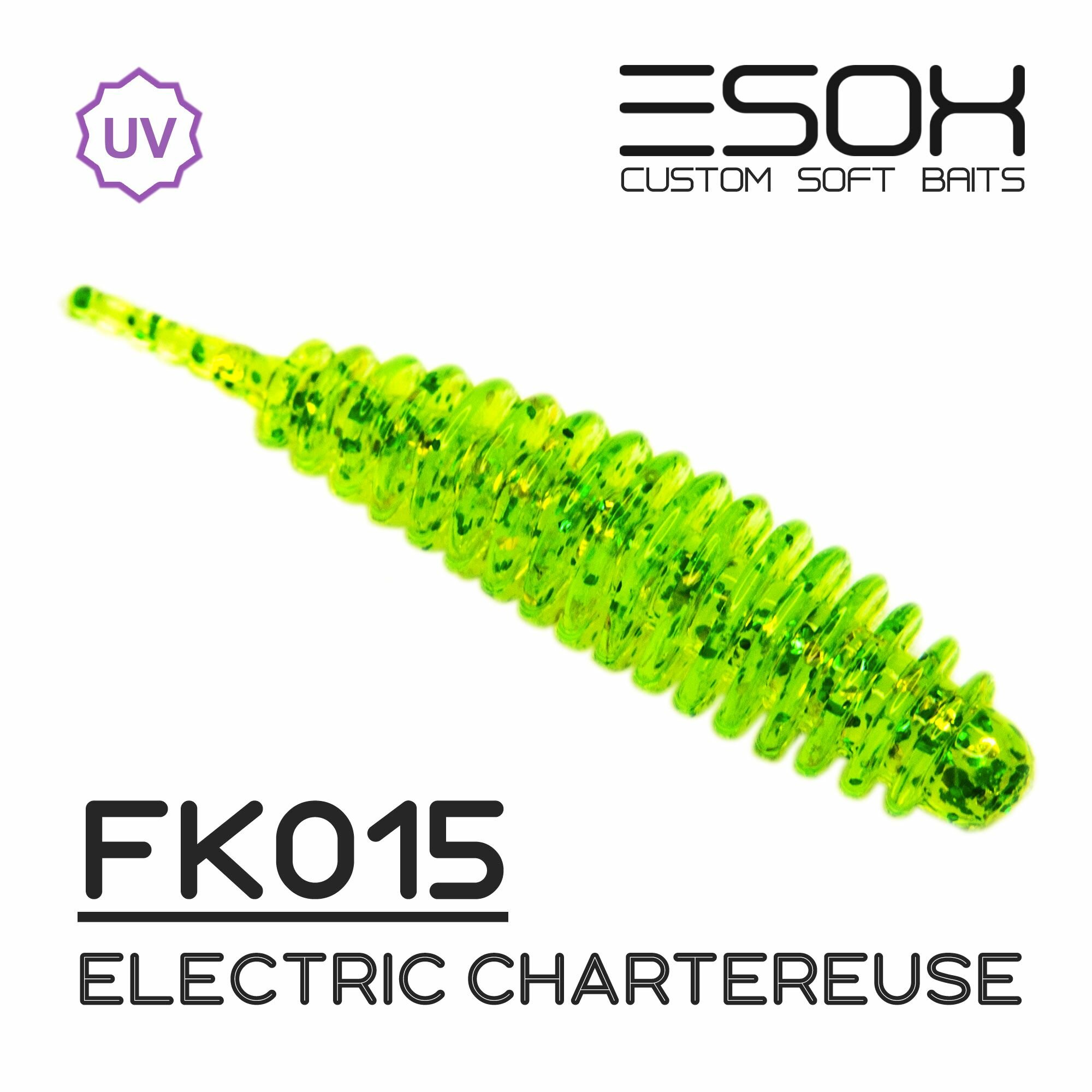 ESOX Tantra 1.6" (40мм) 12шт / Мягкая приманка для рыбалки