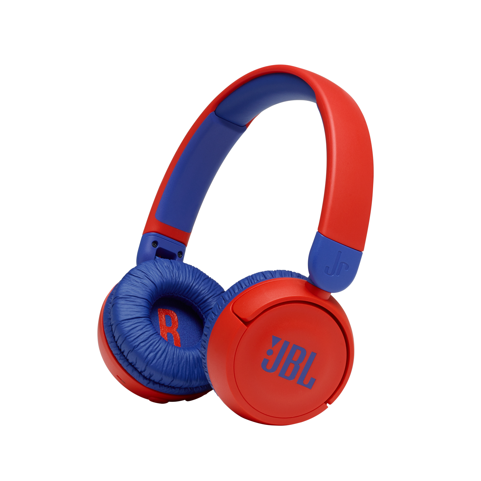 Наушники JBL JR310BT Kids, накладные, Bluetooth 5.0, RGB-подсветка, детские, складные, красный