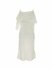 Платье MM6 Ruffled midi dress, размер 40, разноцветный