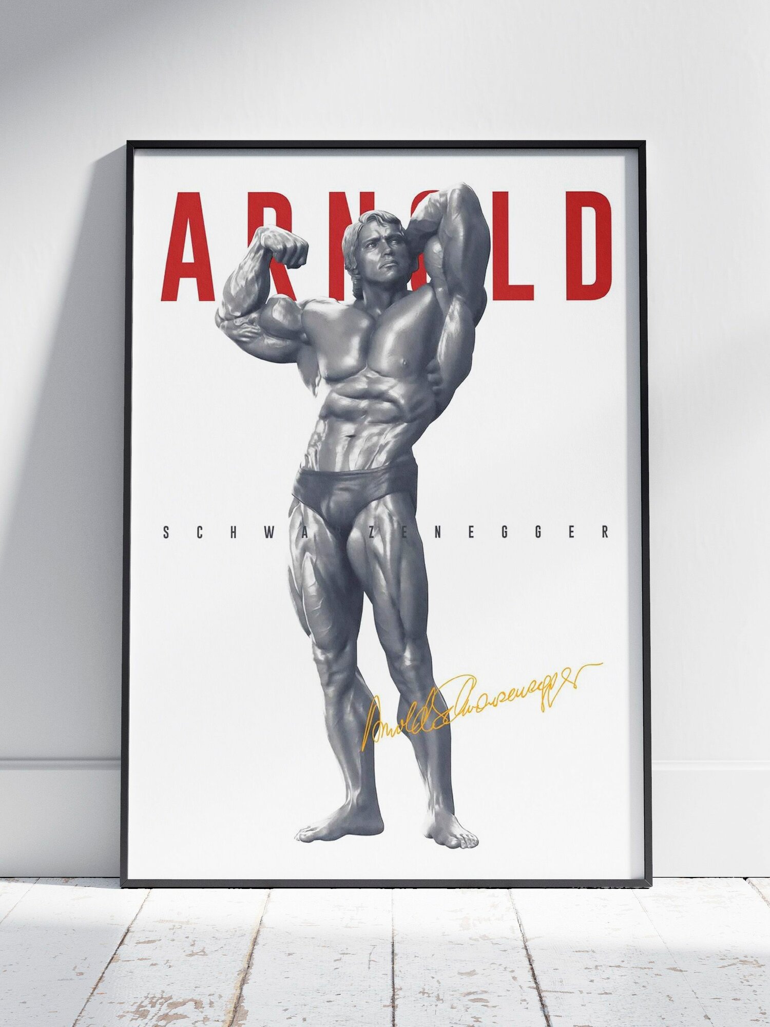 Плакат на стену для интерьера Арнольд Шварцнеггер (Arnold Schwarzenegger 31) - Постер по актеру фильма, кино, сериала формата A4 (21x30 см)