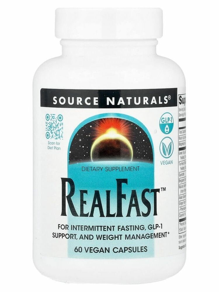 Добавка при интервальном голодании, 60 веганских капсул, Source Naturals