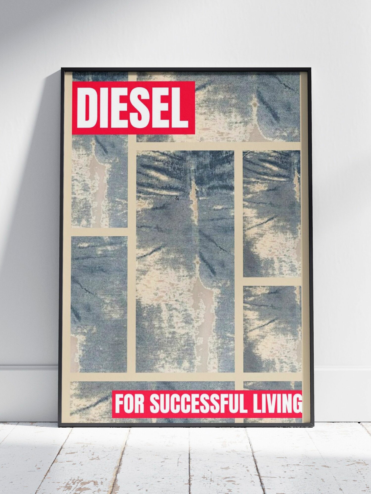Плакат на стену для интерьера Дизель (Diesel 10) - Постер по модели, бренду и моде формата A4 (21x30 см)