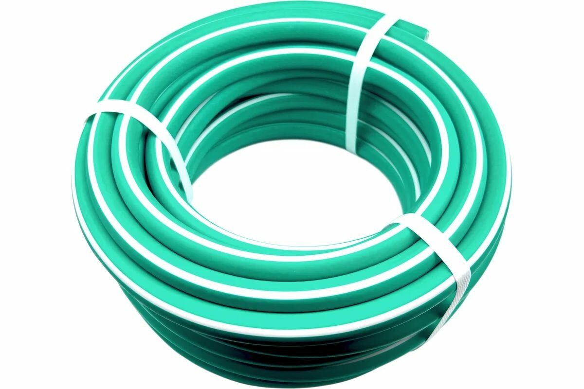 Шланг "Резиновый SOFT TOUCH" ТЭП 1/2" 12*17мм, 25м, армир, толщина 2,5мм, зеленый, Дальняя заимка E1M