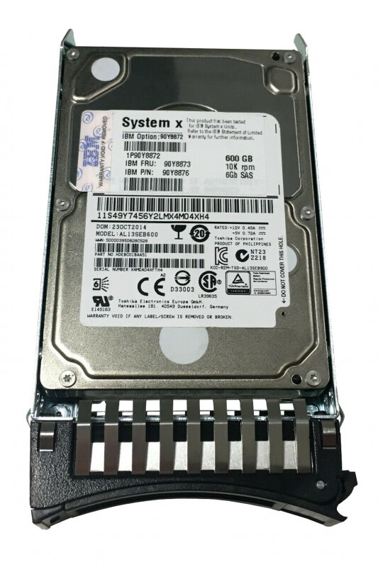 Жесткий диск IBM 90Y8876 600Gb SAS 2,5" HDD