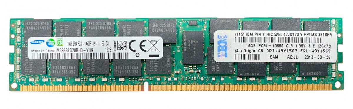 Оперативная память IBM 00D7096 DDRIII 16Gb