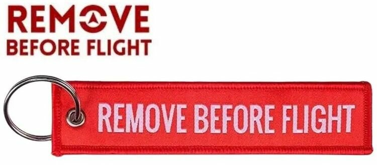 Брелок для ключей Remove Before Flight — фото 1