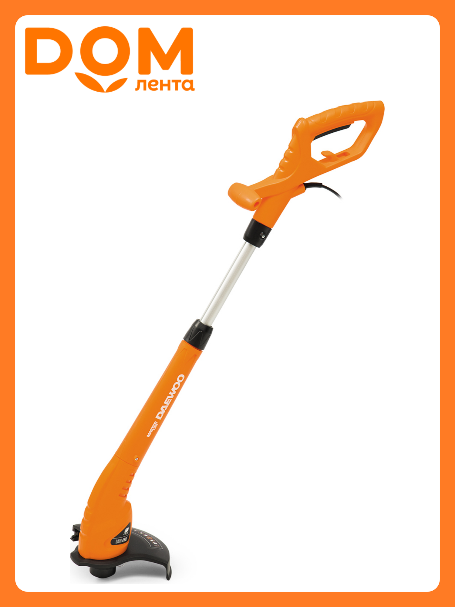 Триммер электрический DAEWOO DATR 450, переносной, ширина скашивания 25см, 450Вт