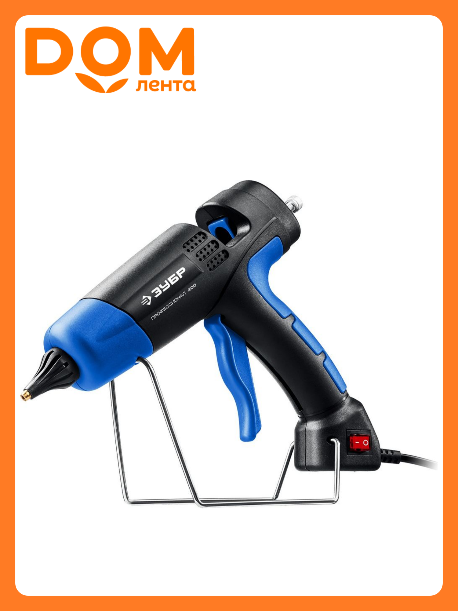 Клеевой пистолет ЗУБР Профессионал 06852-11, 20г/мин, диаметр стержня 11мм