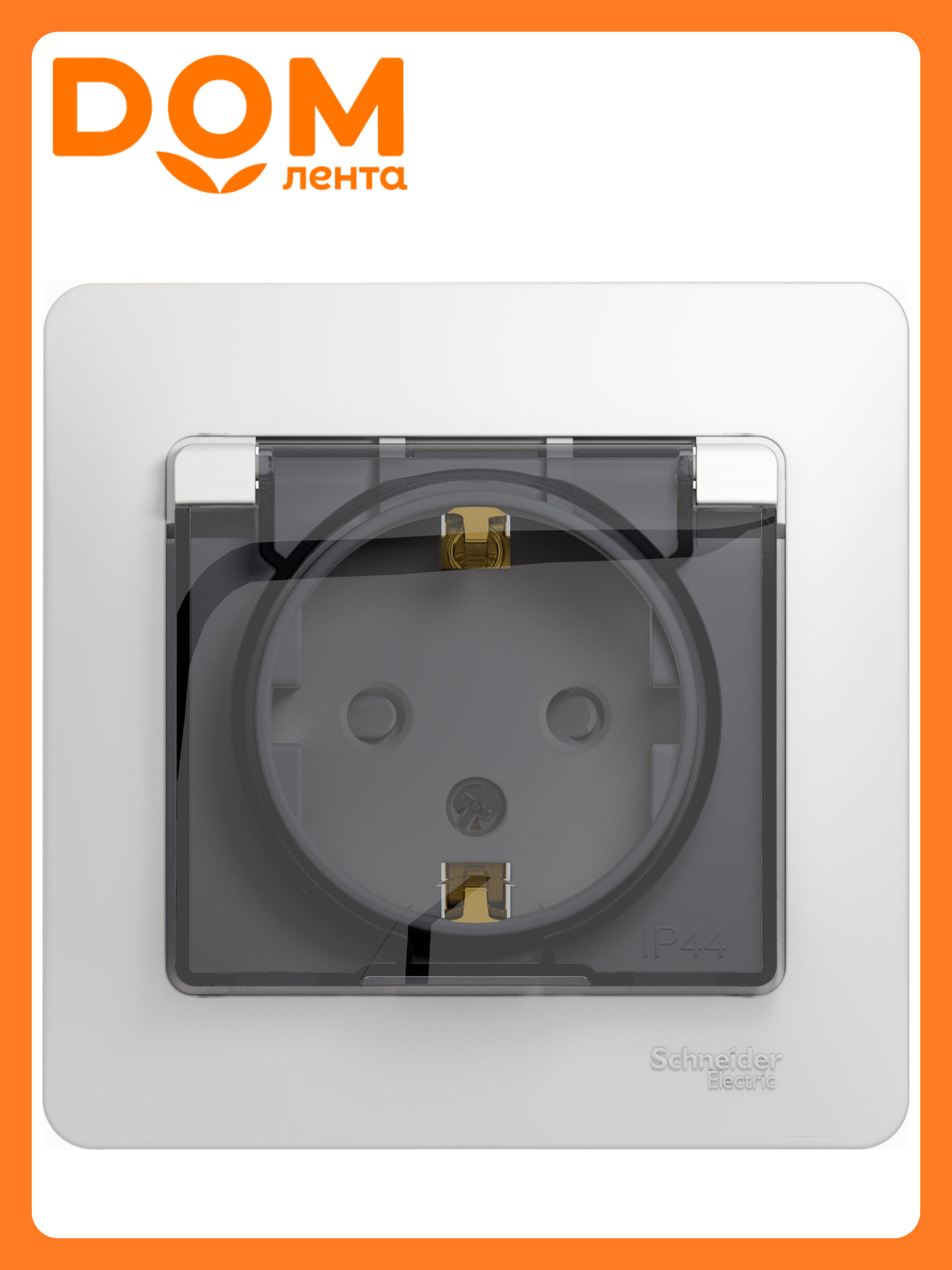 Розетка Schneider Electric Systeme Electric Glossa GSL000148, белая