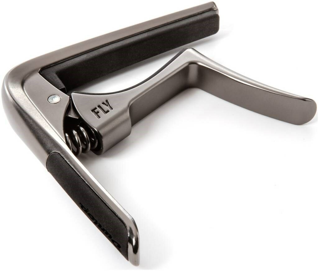 DUNLOP 63CGM TRIGGER FLY CAPO CURVED - GUN METAL - каподастр