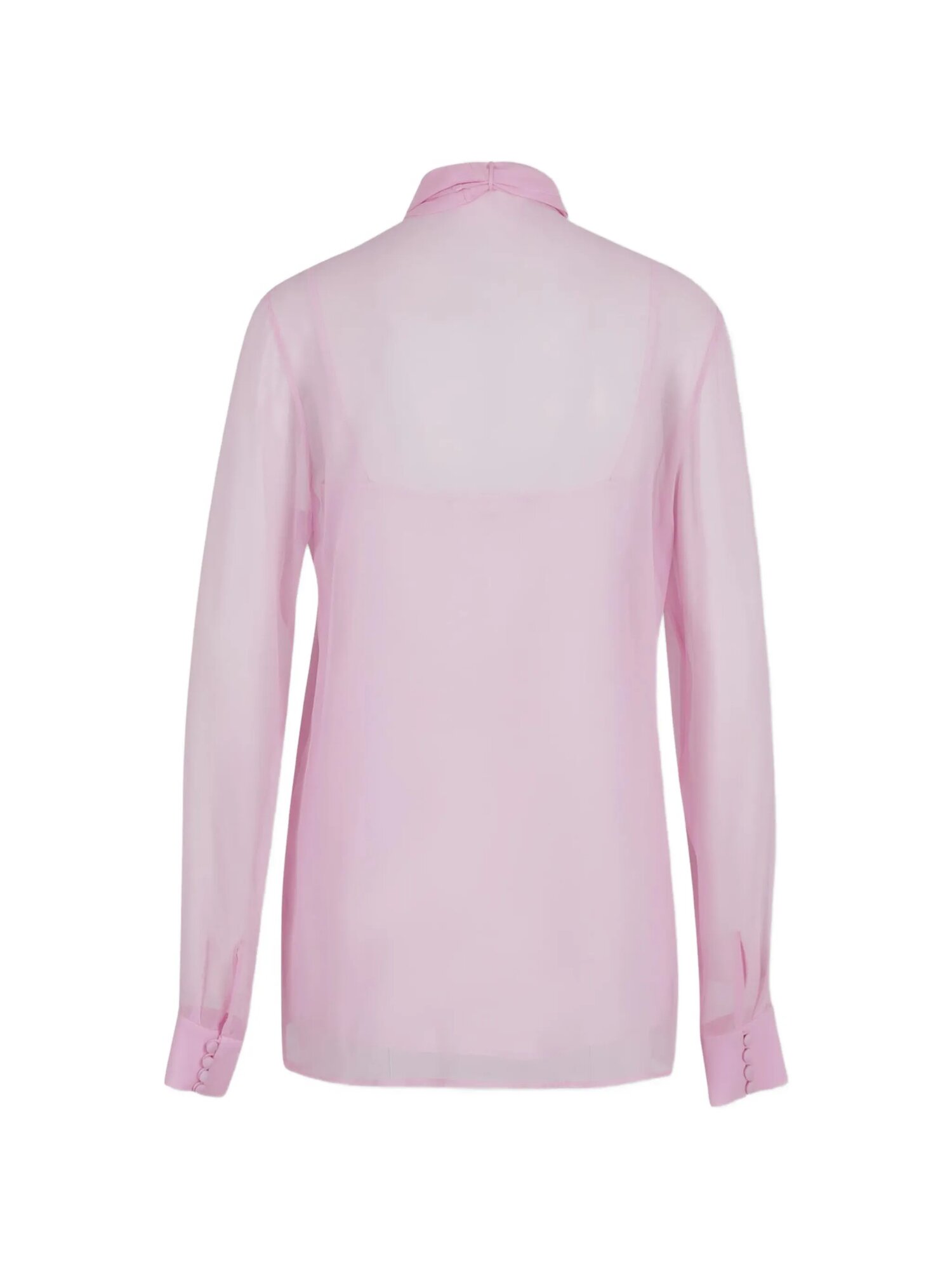 Блуза Costarellos Tie-neck blouse, размер 42, pink — фото 1
