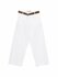 Брюки PLAN C Belt trousers, размер 42, white