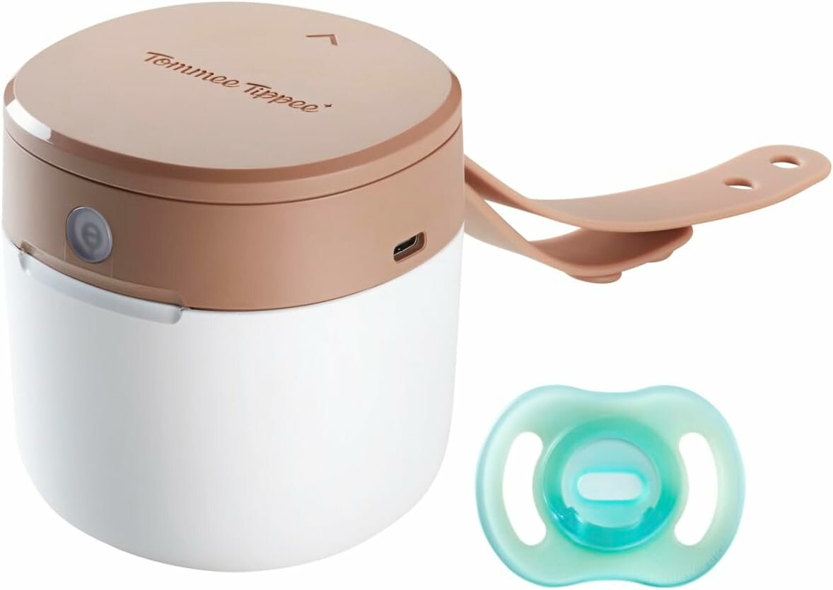 Устройство для зарядки и стерилизации пустышек Tommee Tippee NightGlow Pod, UV Soother Charger & Steriliser