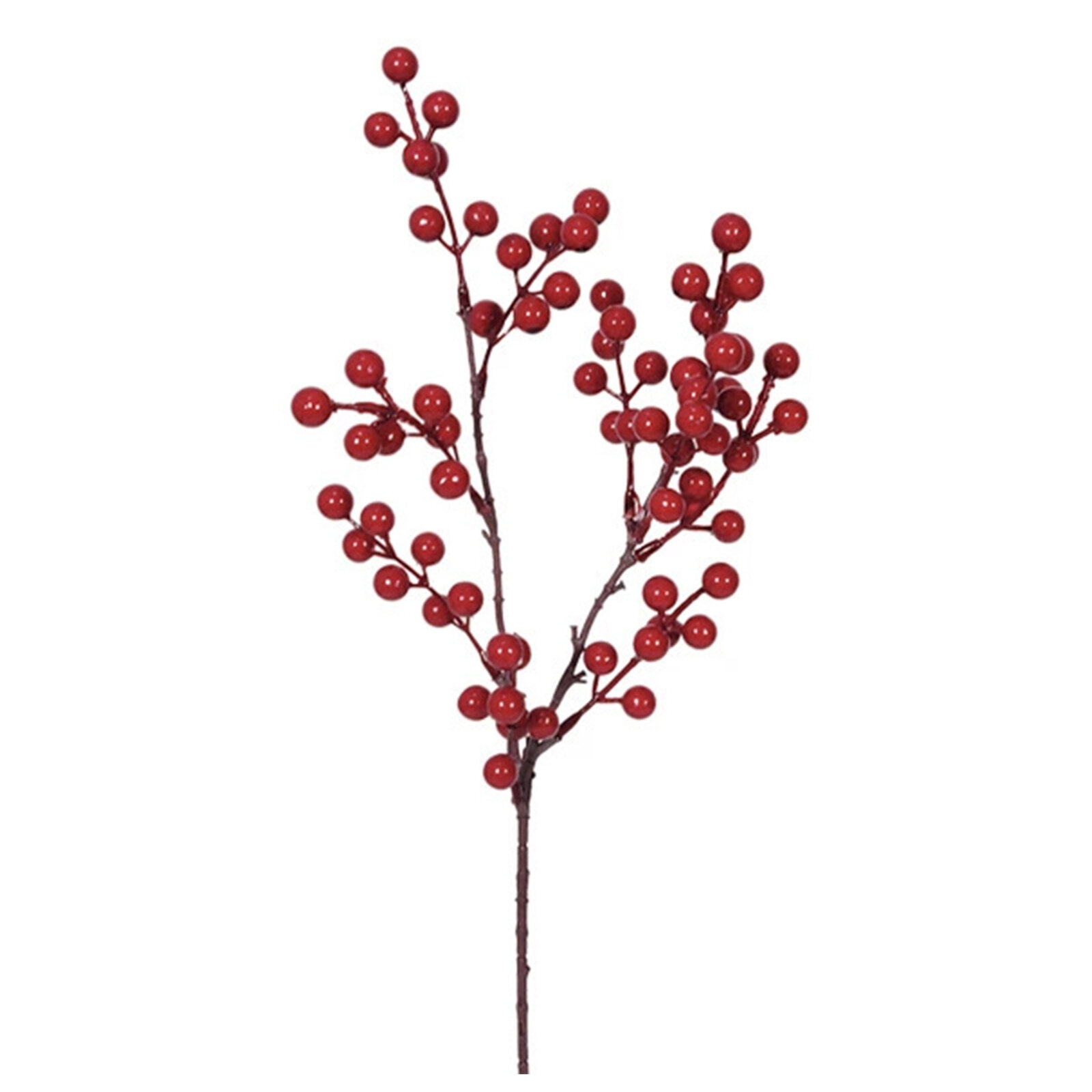 Китайский Новогодний Цветок Fortune Fruit Искусственная Имитация Остролиста Ягода Красные Фрукты Цветочная Композиция Украшение-Тип A
