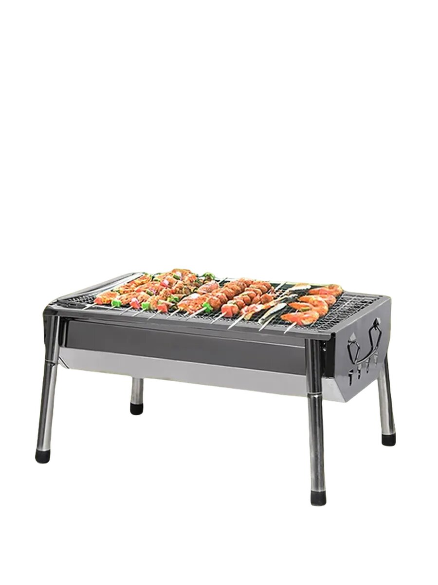 Портативный угольный гриль 5001, быстрое розжиг, 2-5 чел