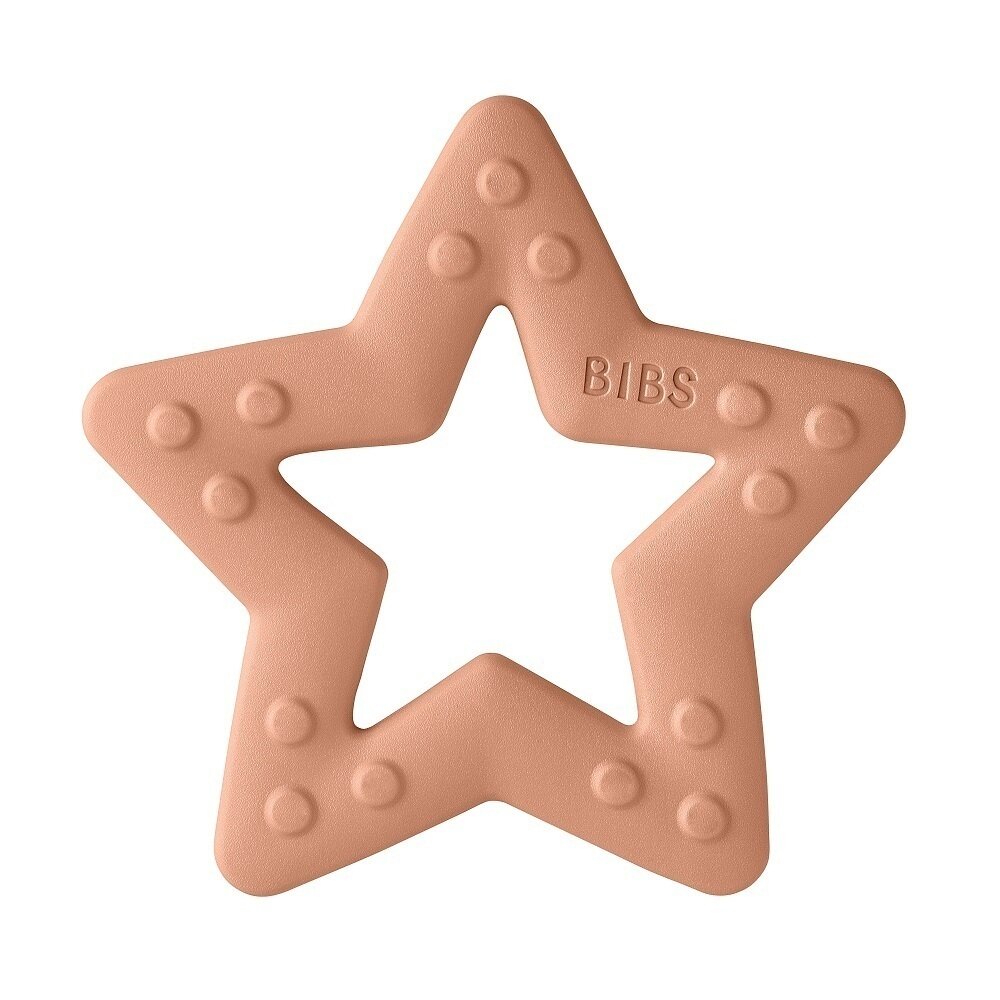 Прорезыватель грызунок детский для зубов BIBS Baby Bitie Star Peach