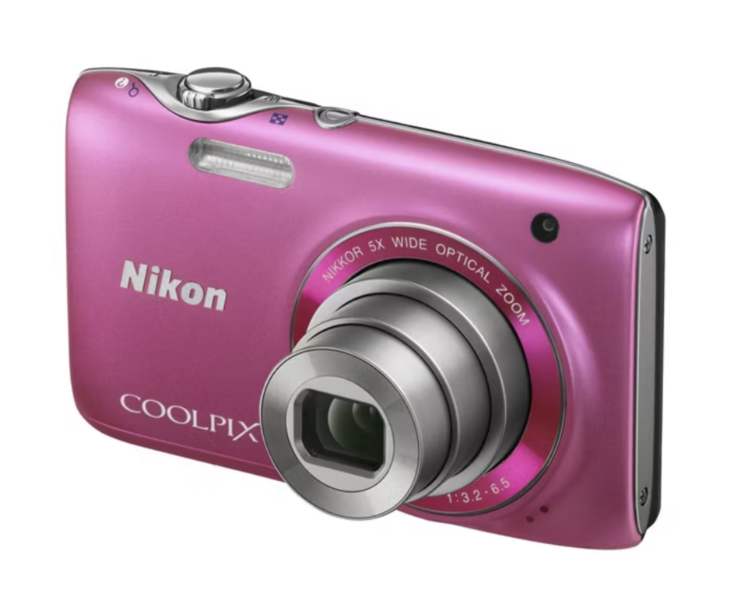 NIKON Фотоаппарат компактный Nikon S3100, розовый