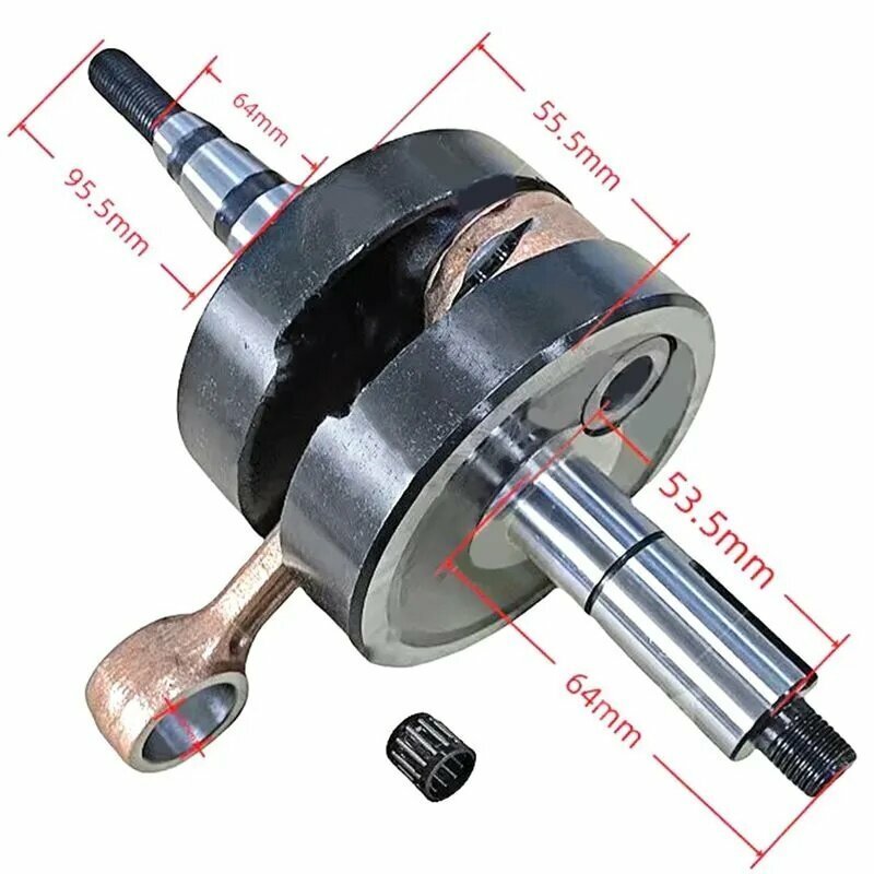 Комплект коленчатого вала двигателя мотоцикла DT125 DT 125 1978-1981 DT125E 2N4-11400-00-00,2A6-11400-01-00