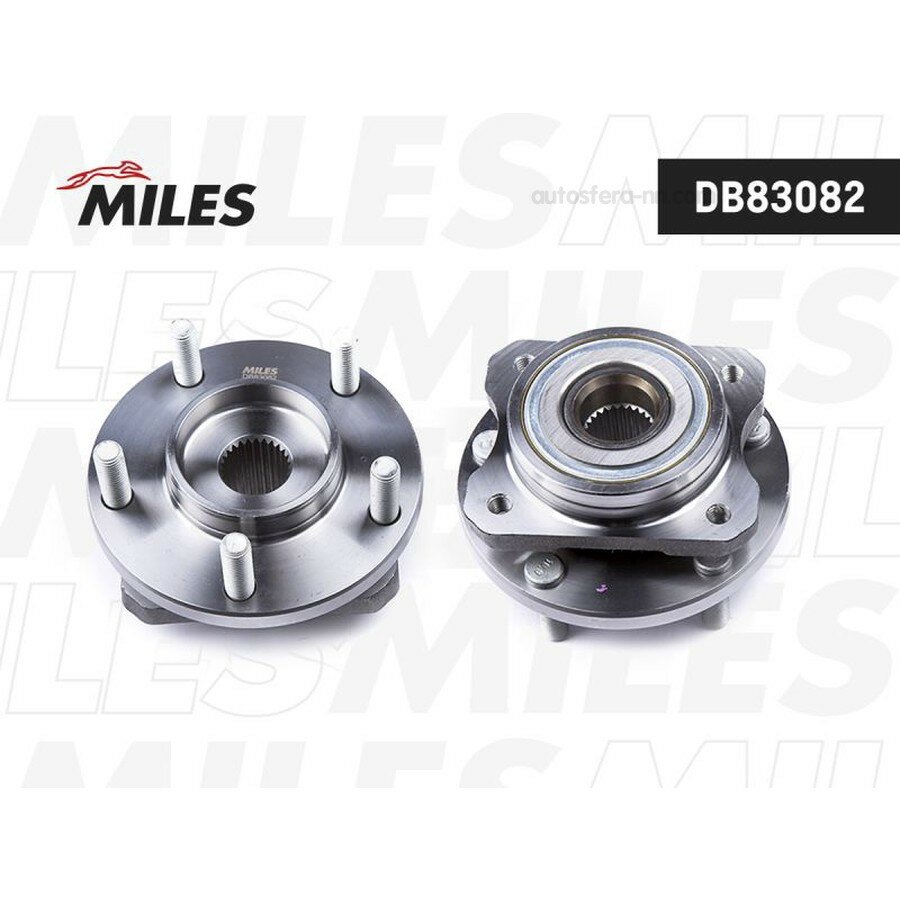 MILES DB83082 Ступица с подшипником CHRYSLER VOYAGER III-IV/DODGE CARAVAN III-IV 95-08 пер.